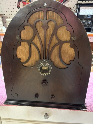 Philco Model 20 tube cathedral radio playing great | eBay