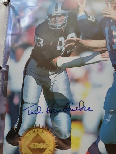 ted hendricks signed 1995 Collectors Edge Time Warp LE501/5000 jsa ...