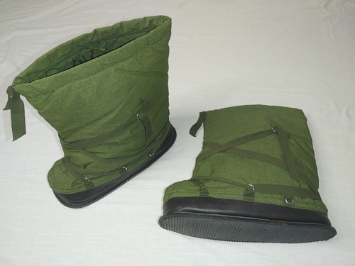 BRITTISH ARMY THERMAL INSULATED BOOT COVERS, "MUKLUKS", MENS L, HUNTING ...