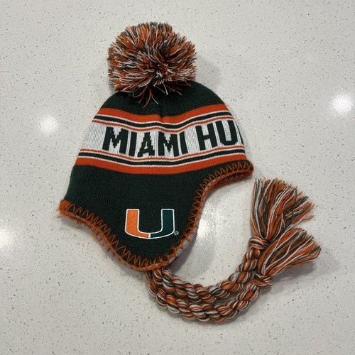 Miami Hurricanes Toddler Beanie 2T-4T Green And Orange College Football ...