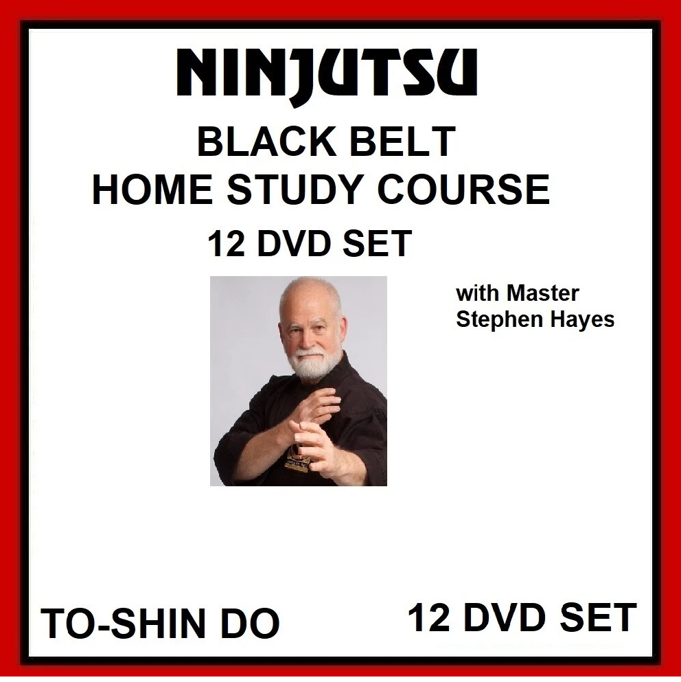 NINJUTSU BLACK BELT HOME STUDY COURSE 12 DVD SET ninja training | eBay