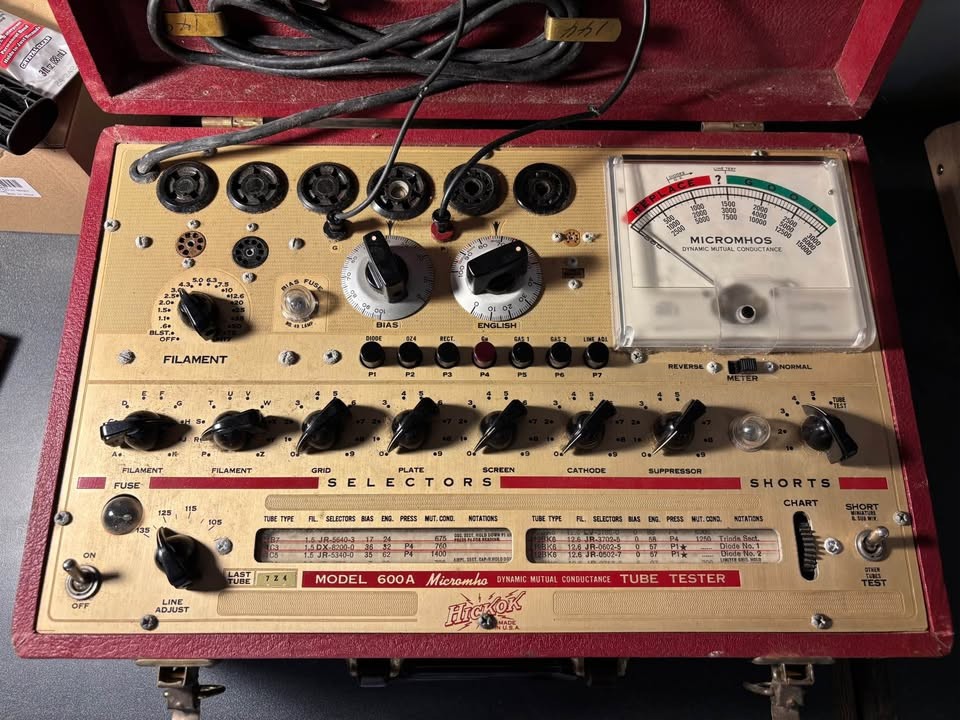 Hickok 600A Tube Tester. - Works | eBay