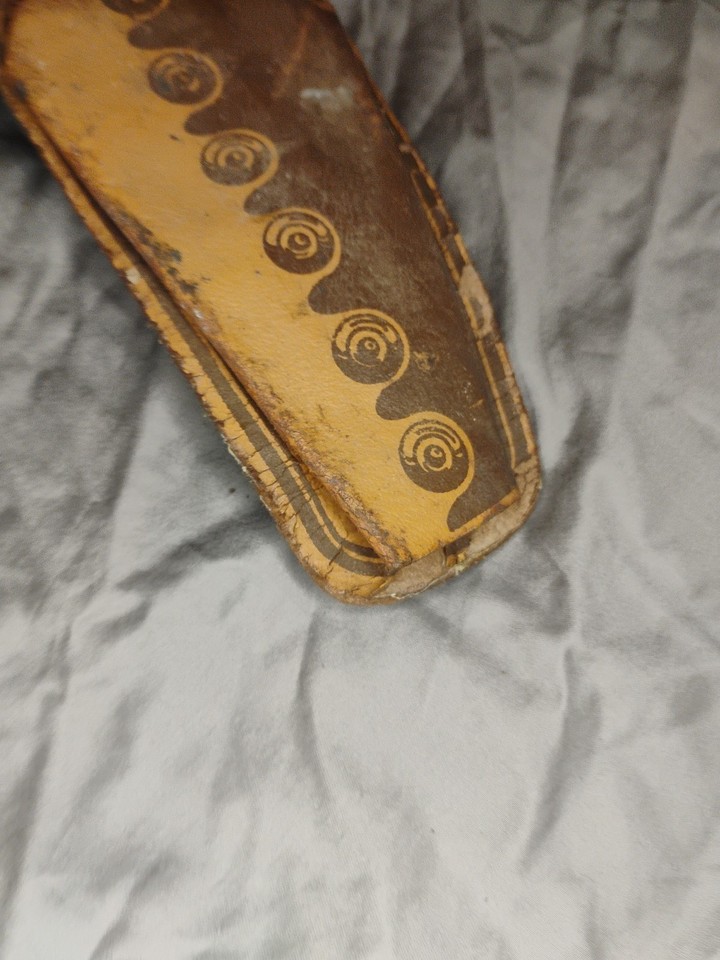 Vintage Toy Cap Gun Leather Metal Holster Western Cowboy | eBay