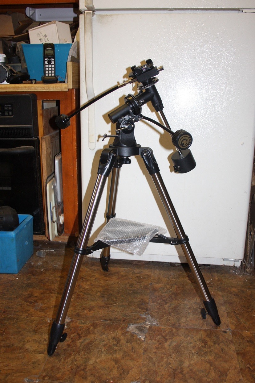 Spectrum EQ-2 Telescope Mount w/Counterweight, Slo-Motion, Cables ...