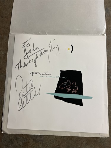 Vintage Peter Cetera Autograph | eBay