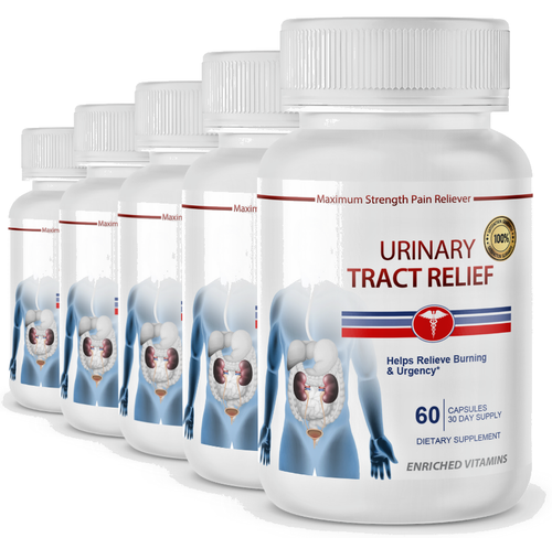 (5 BOTTLES ) Advanced UTI Urinary Tract Infection Relief Pain Burning ...