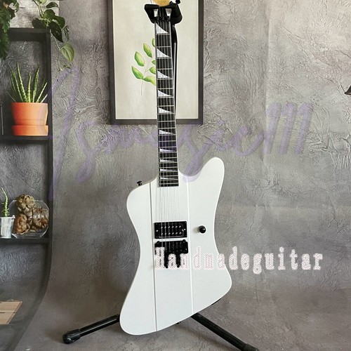 White Robin Crosby Firebird Electric Guitar Floyd Rose Bridge Mahogany ...
