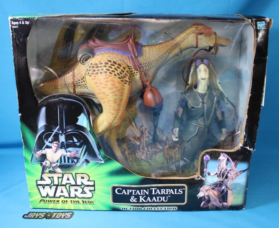 Hasbro Star Wars Power Of The Jedi Captain Tarpals And Kaadu Action ...