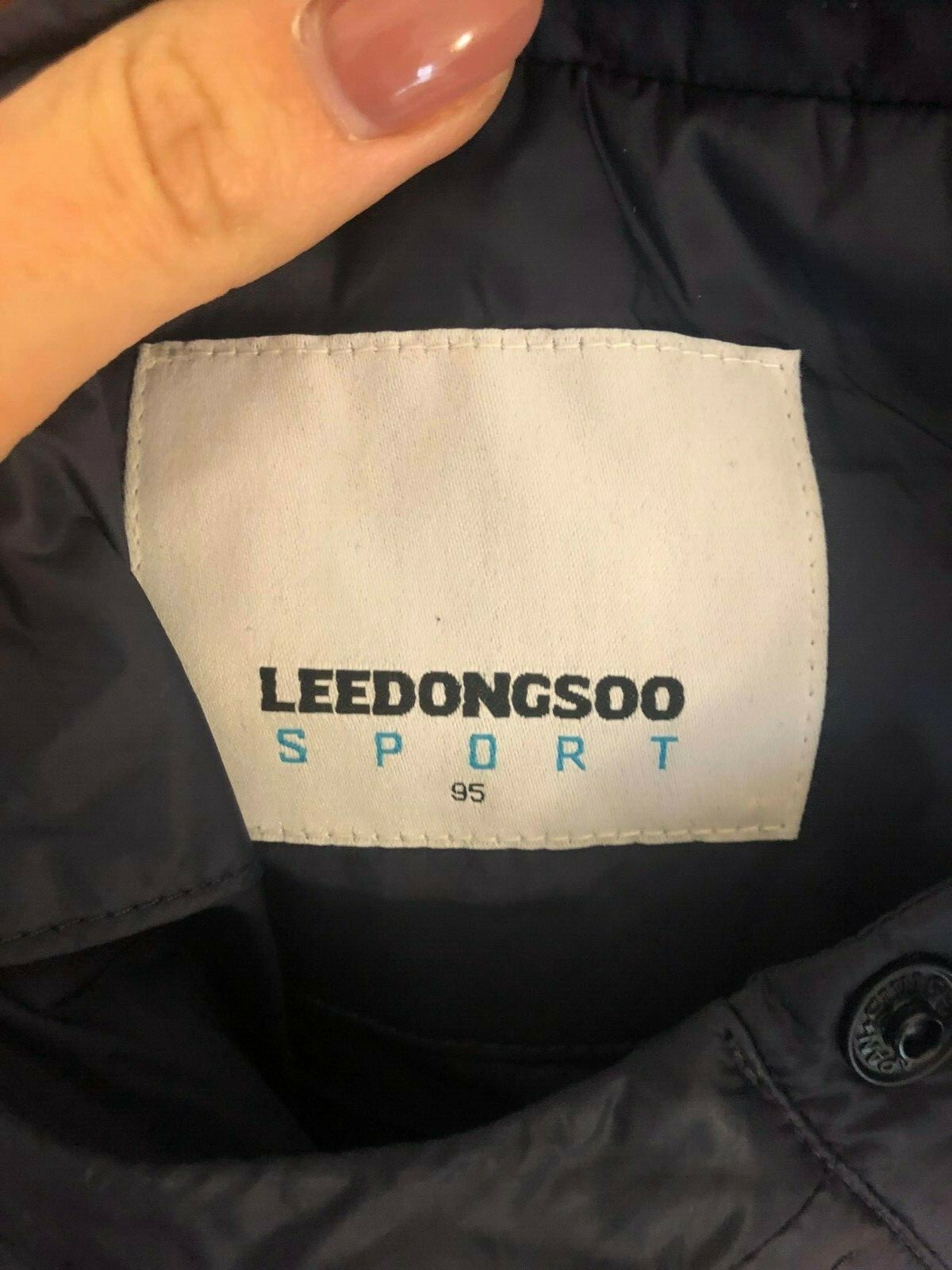 Lee Dong Soo Sport Women’s Sleeveless Vest Snap Front Navy Size 95 | eBay