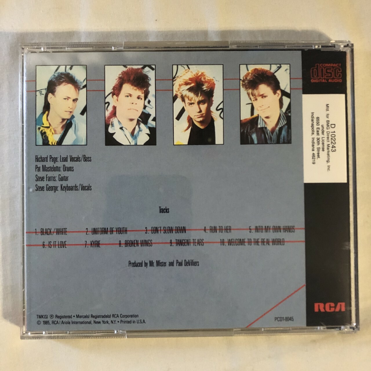 Mr Mister - Welcome to the Real World CD 5055300386137| eBay