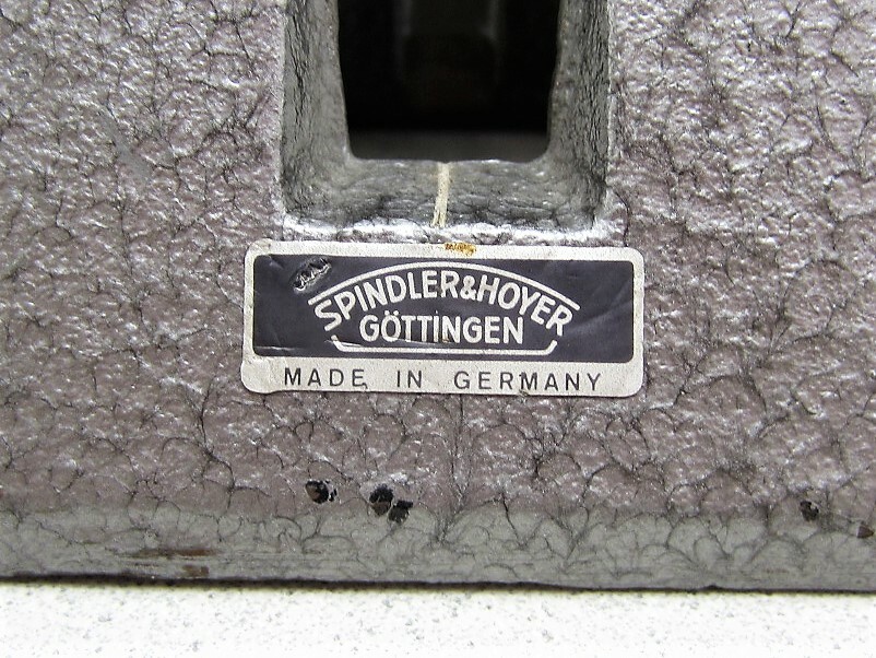 Spindler & Hoyer Gottingen Rail Mounted Optical Positioner w ...