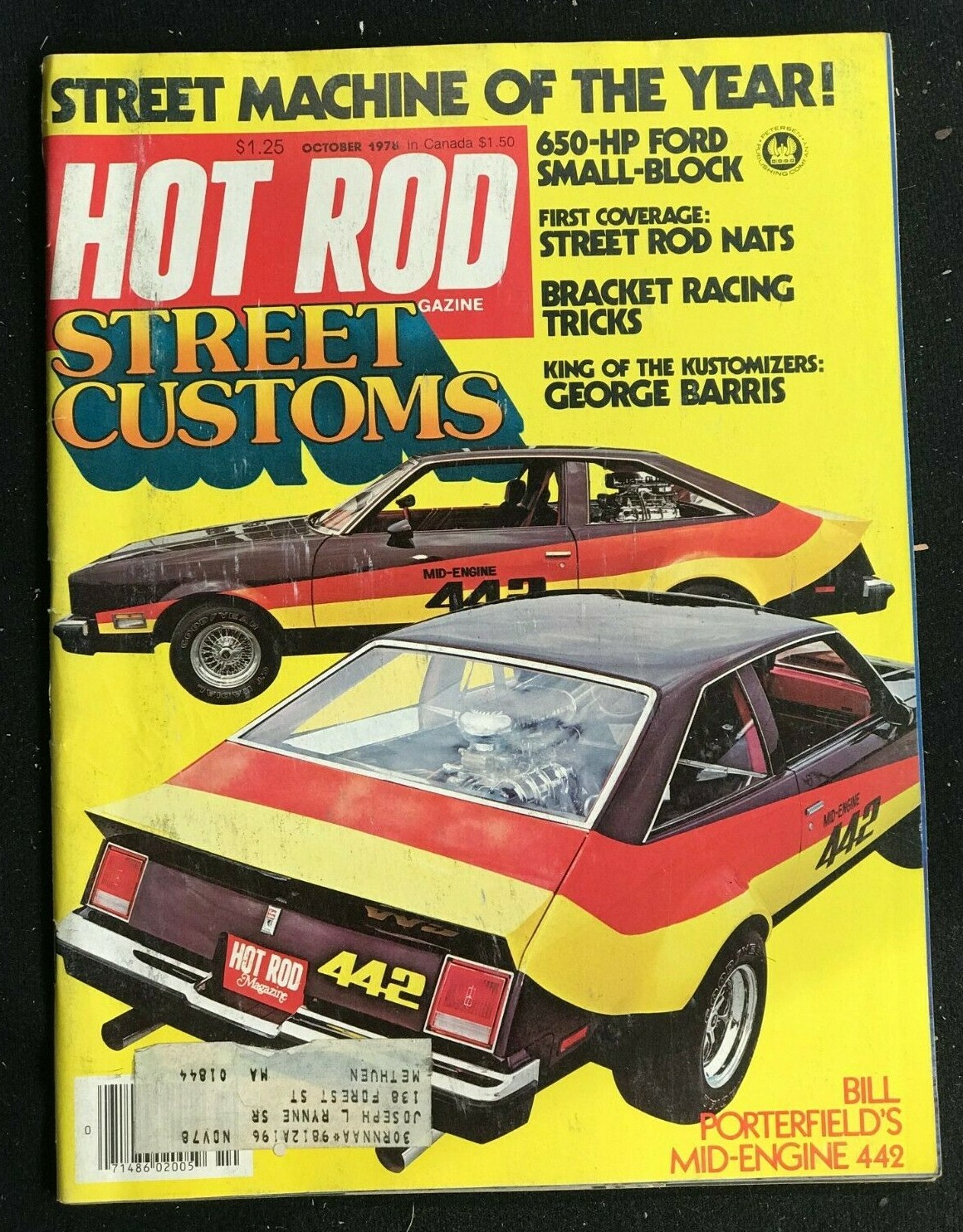 HOT ROD Magazine - Oct 1979 - STREET CUSTOMS / Bill Porterfield | eBay