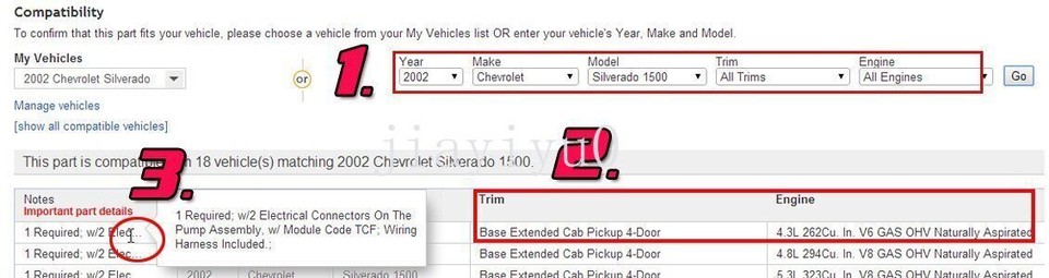 For 2009 2010 Ford F-150 Pickup 4.6L 5.4L 6.2L 4pcs Oxygen O2 Sensor ...