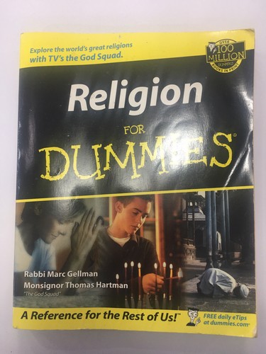 Religion For Dummies - Paperback By Rabbi Marc Gellman - GOOD ...