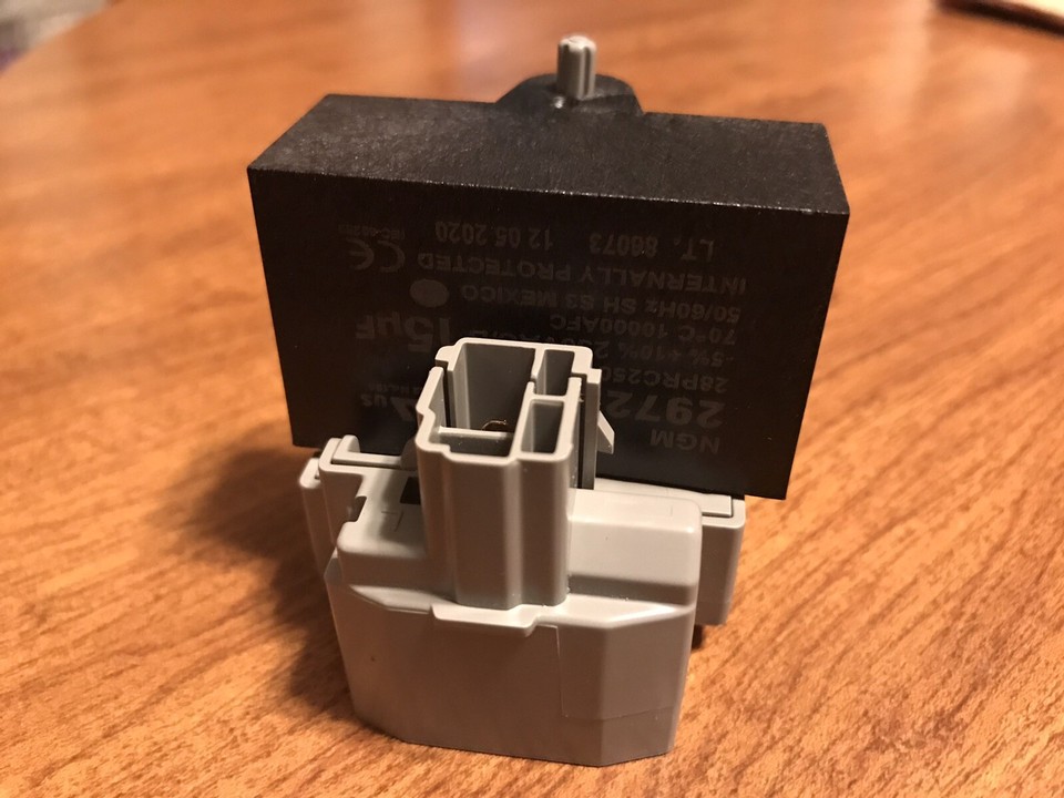 Frigidaire Fridge Compressor Start Relay 241941005 & Run Capacitor ...