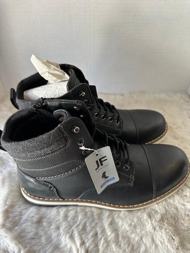 JF J Ferrar Molina Shoes Mens 8.5 M Black Lace Up Memory Foam Casual ...