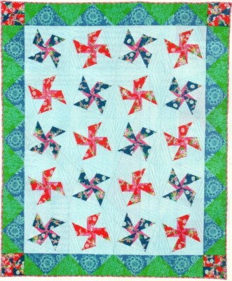 Pinwheel Twist Quilt Pattern Pieced SG | eBay