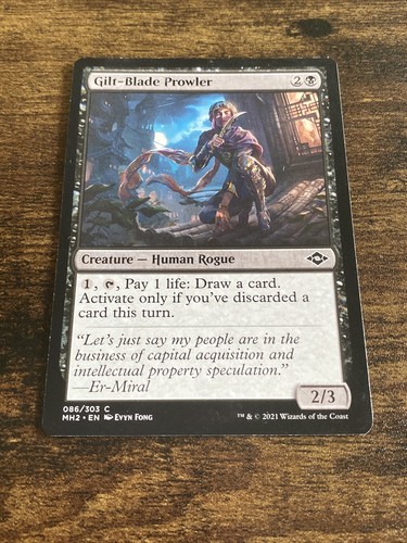 Gilt-Blade Prowler (086) Modern Horizons MTG Magic The Gathering B10735 ...