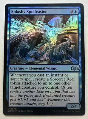 Splashy Spellcaster FOIL - Creature - Magic the Gathering | eBay Australia