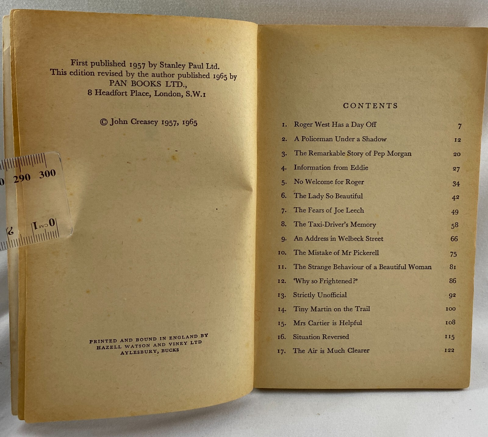 Inspector West At Home John Creasey mystery crime PB Vintage Pan Book ...