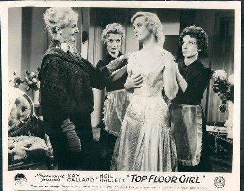 TOP FLOOR GIRL KAY CALLARD LIZ FRASER DIANA CHESNEY ORIGINAL LOBBY CARD ...