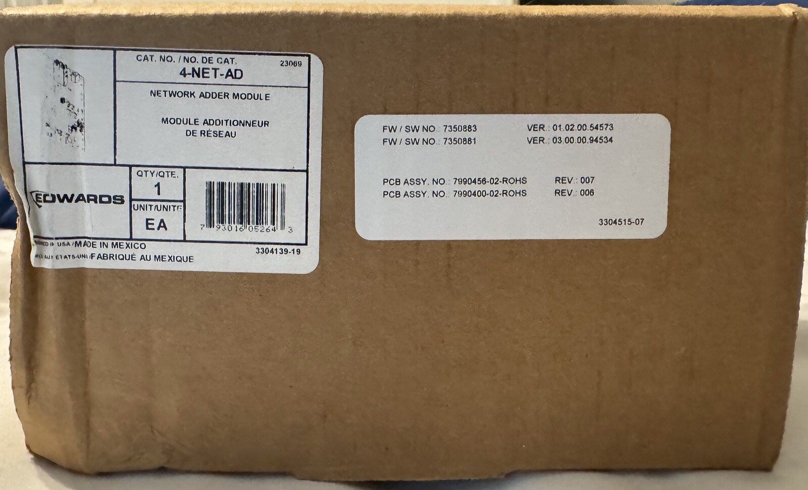 Edwards EST 4-NET-AD Network Adder Module. NEW 793016052643 | eBay