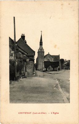 CPA Chitenay - L'Église (253425) | eBay