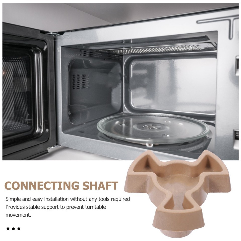 2 Pcs Microwave Oven Turntable Coupler Plastic Shaft Holder for Tray ...