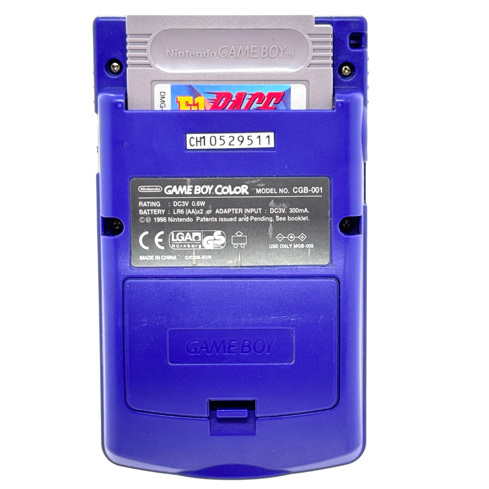 Nintendo 1998 Gameboy Color Vintage Games Console Grape Purple CGB-001 ...