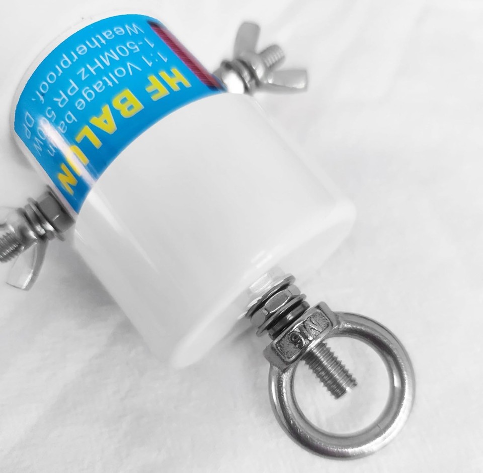Shortwave Radio Antenna Balun, 1-50MHz HF Ham Antenna Balun, 500W 1:1 ...