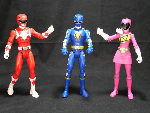 Mighty Morphin Power Rangers Beast Morphers 3-Pack Action Figures ...
