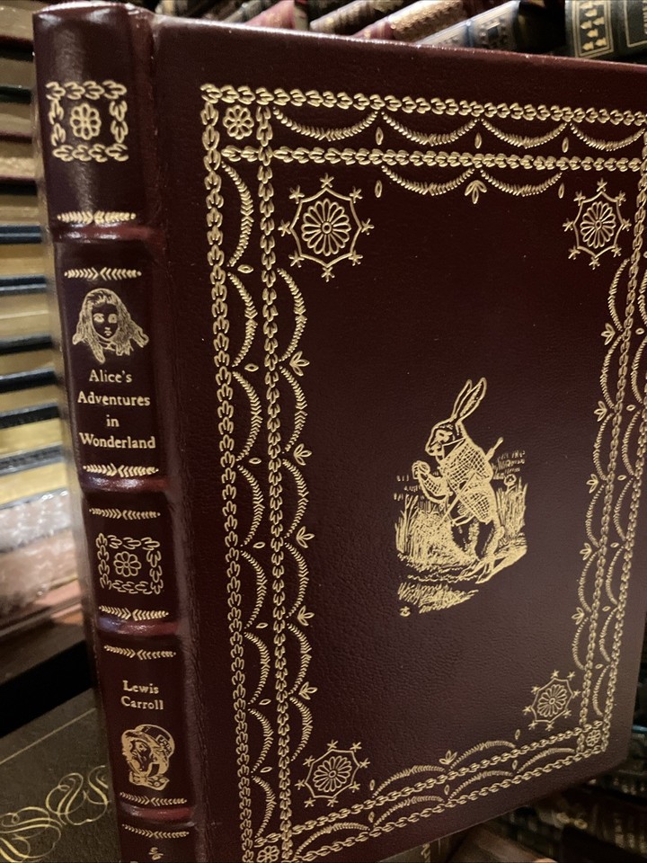 EASTON PRESS : LEWIS CARROLL: ALICE IN WONDERLAND: WHITE RABBIT: TEA ...