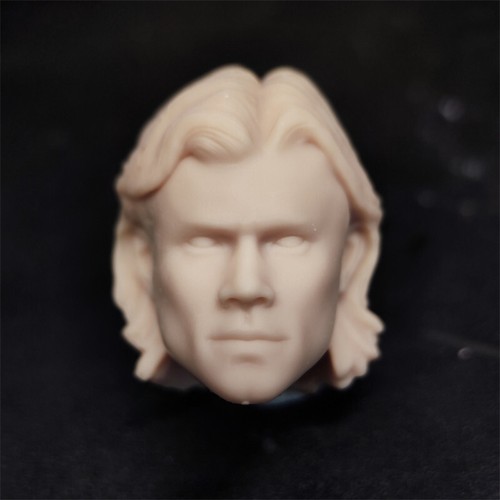 1/18 Scale Super Natural Sam Winchester Head Sculpt Unpainted Fit 3.75 ...