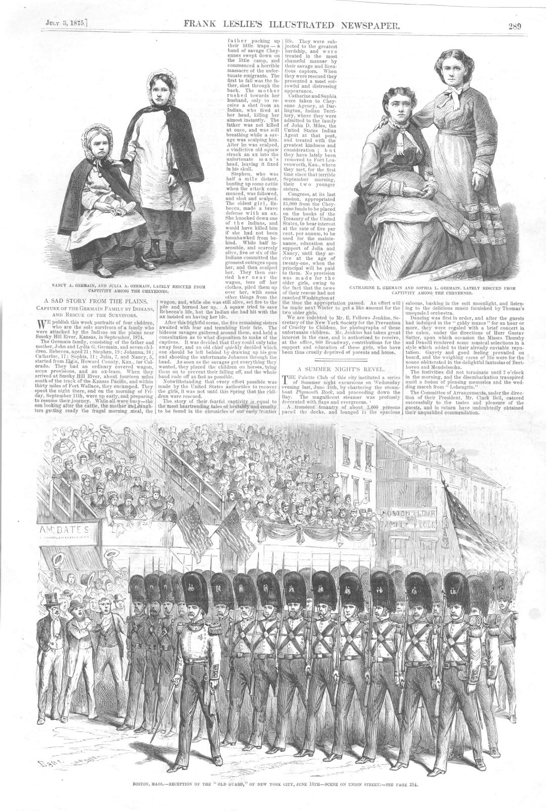 Indian Capture and Rescue of Germain Family - Old Guard of New York ...