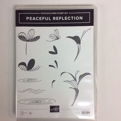 Stampin' Up! Peaceful Reflection Stamp Set Flowers, Lillypads, water ...