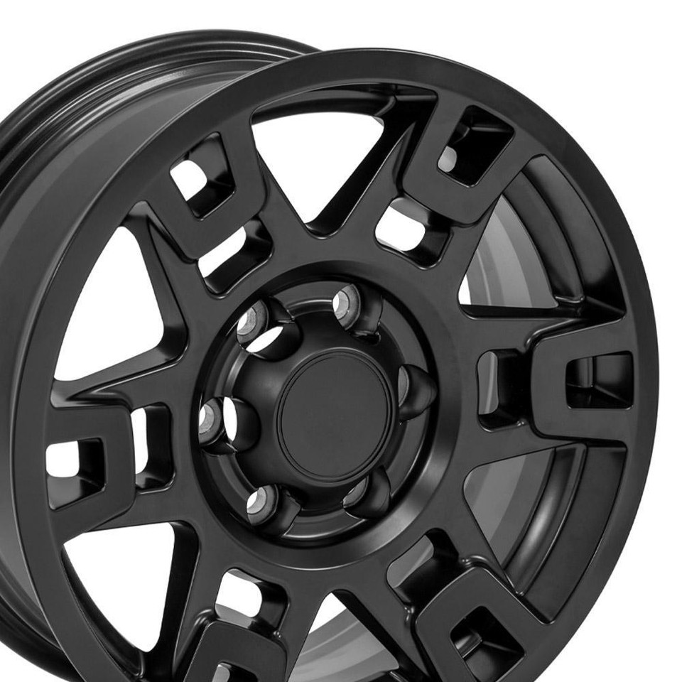 75167 Satin Black 17 inch Rims SET(4) Fit Lexus Toyota 4Runner Tacoma ...