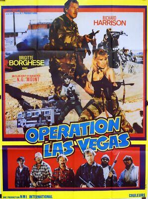 OPÉRATION LAS VEGAS POSTER ORIGINAL120x160 RICHARD HARRISON | eBay