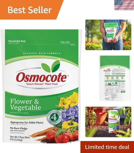 Smart-Release Plant Food for Flowers & Vegetables, 8 lb - Boost Growth ...