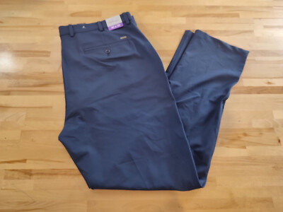 Men's Greg Norman Signature 4-Way Stretch Classic Golf Dress Pants ...