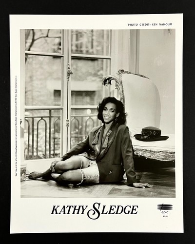1992 Kathy Sledge Singer Vintage Promo Photo Sister Sledge Epic Records ...