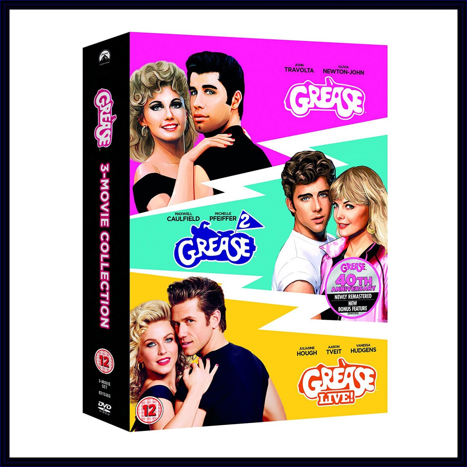 GREASE 40TH ANNIVERSARY COLLECTION - GREASE - GREASE 2 - GREASE LIVE ...