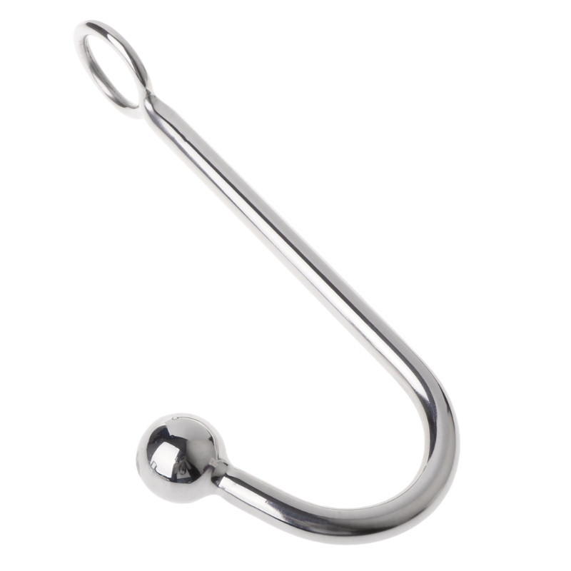 Stainless Steel Anal Hook with Single Ball Anal Hook Cleek Rope Hook ...