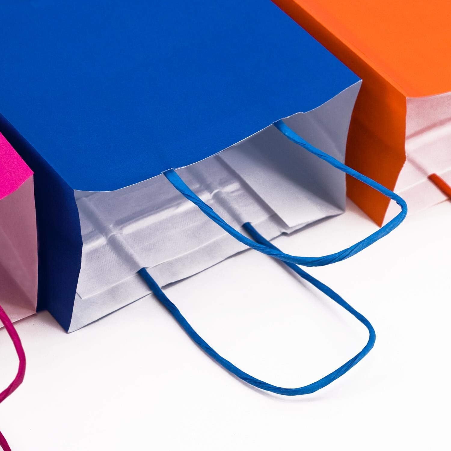 Paper Shopper with Twisted Paper Handle, Assorted Colours, 15x8x20 ...