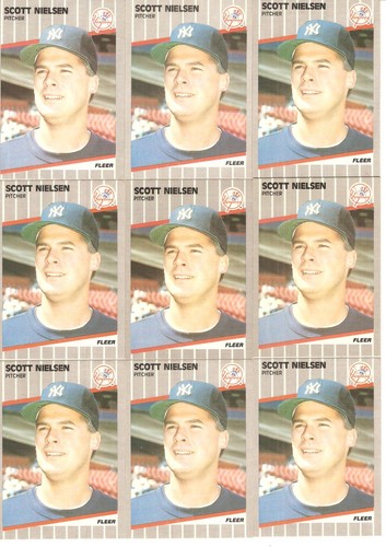 27 CARD SCOTT NIELSEN BASEBALL CARD LOT 534 | eBay