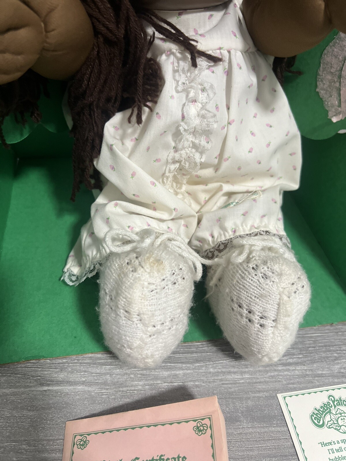 Vtg Cabbage Patch Kid Doll African American Coleco Hasbro Melina Tisha ...