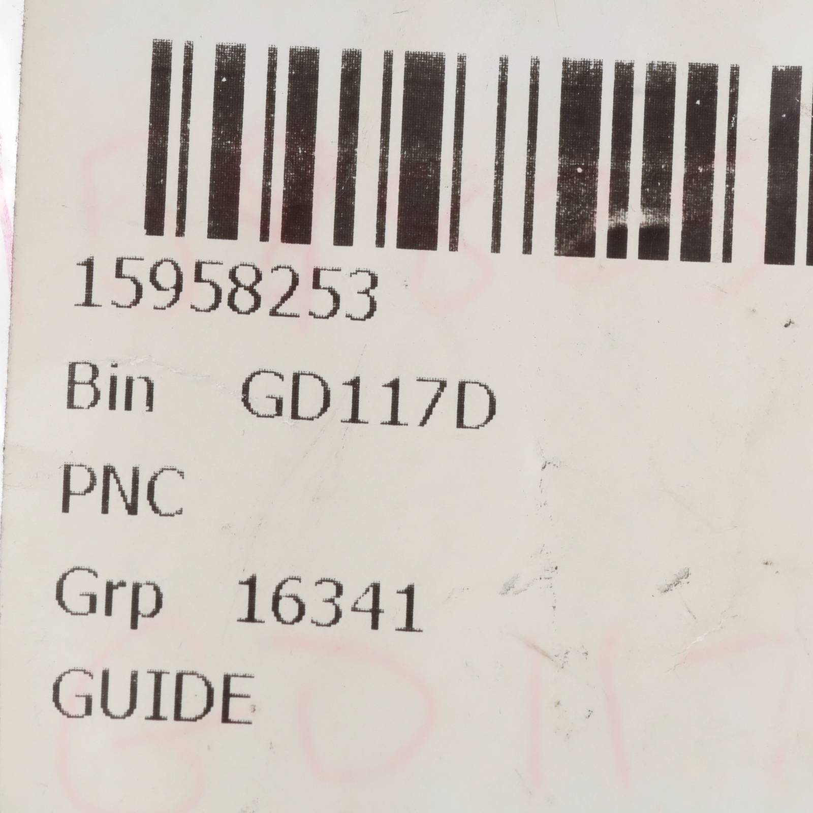 OEM Rear Side Door Locking Rod Guide 94-17 Astro Express Safari Savana ...