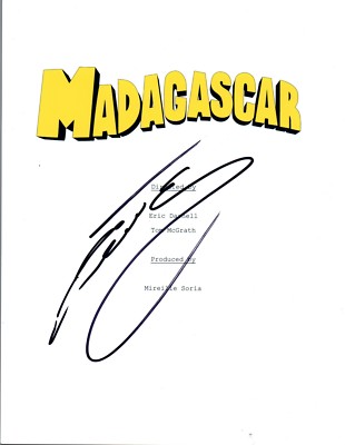 Cedric The Entertainer Signed Autographed MADAGASCAR Movie Script COA ...