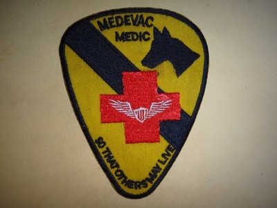 US 1st Cavalry Division AIR AMBULANCE MEDEVAC MEDIC Vietnam War Patch ...