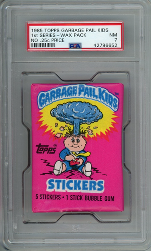 1985 Topps OS1 Garbage Pail Kids 1st Series 1 OS1 Wax Pack WITHOUT 25c ...