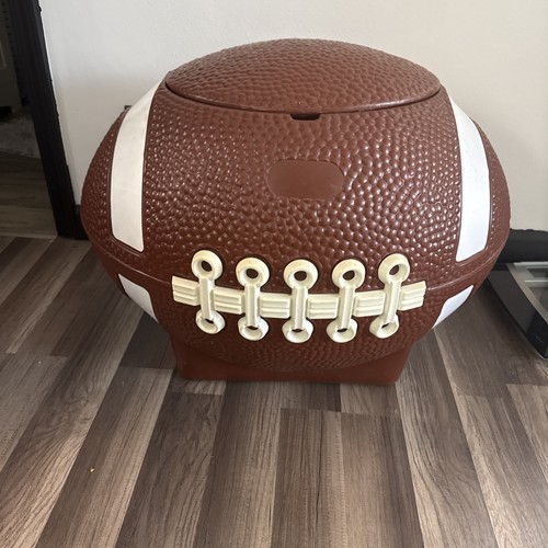 Vintage Little Tikes Kids Football Toy Box Storage Chest Container With ...